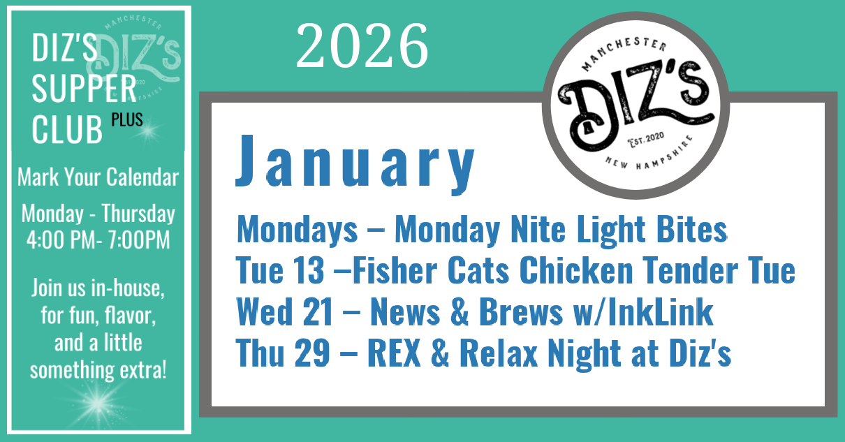 Supper Club PLUS at Diz's - Visit Manchester NH